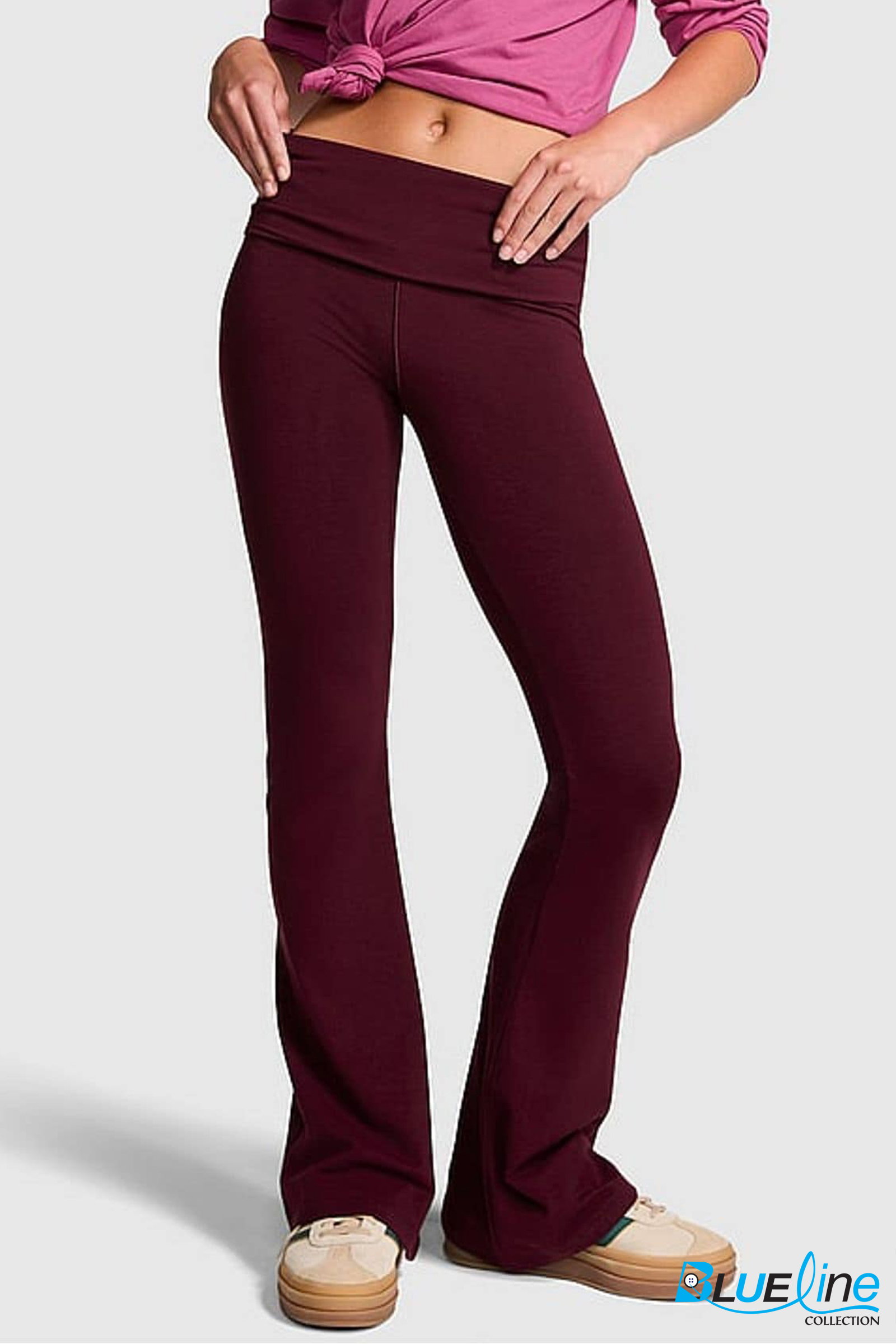 MID WAIST YOGA PANT | Blue Line Collection