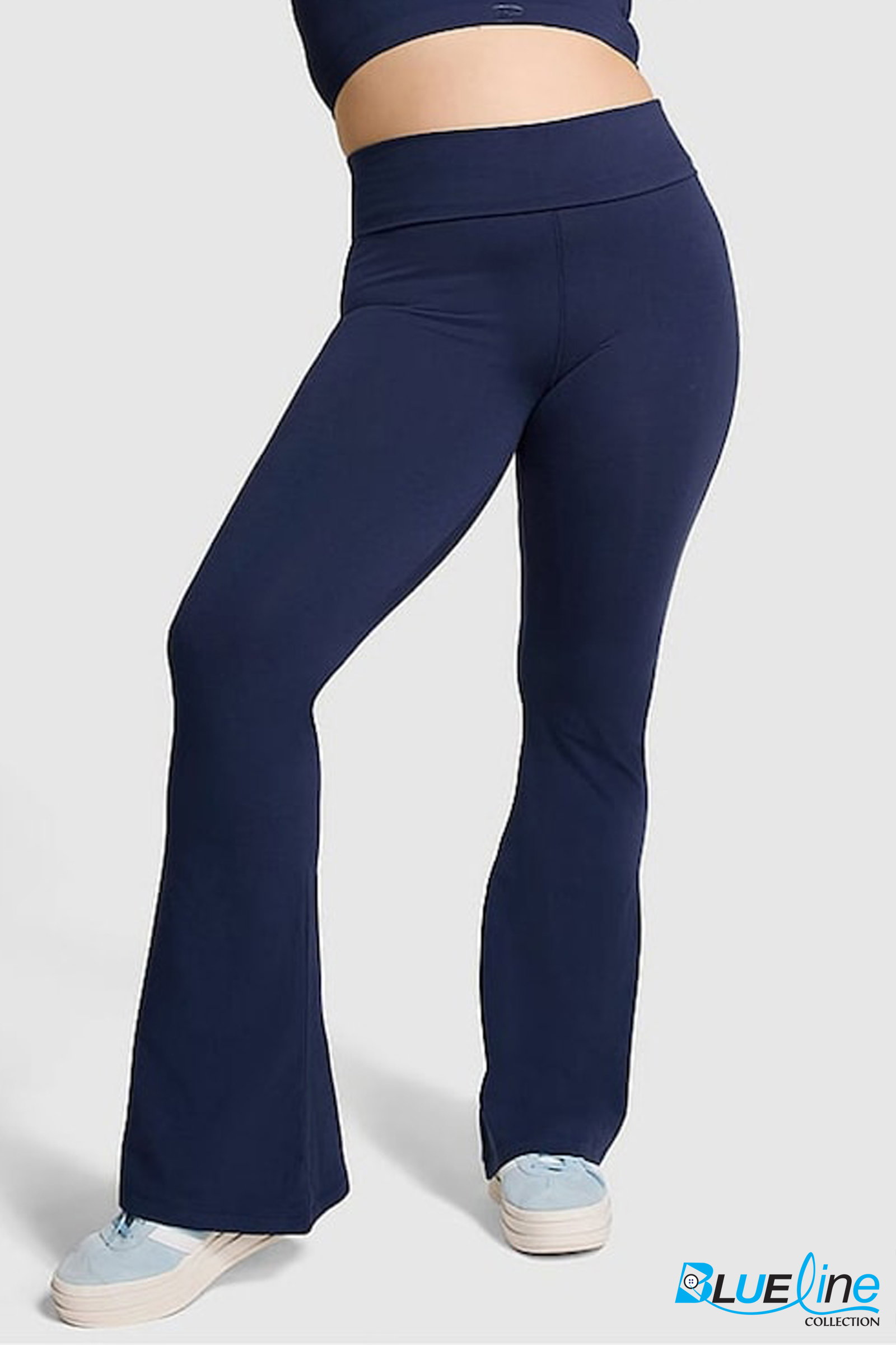 MID WAIST YOGA PANT | Blue Line Collection