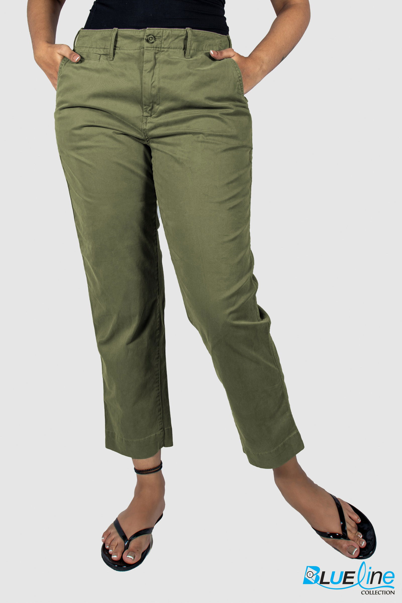 PLUS SIZE KHAKI PANT | Blue Line Collection