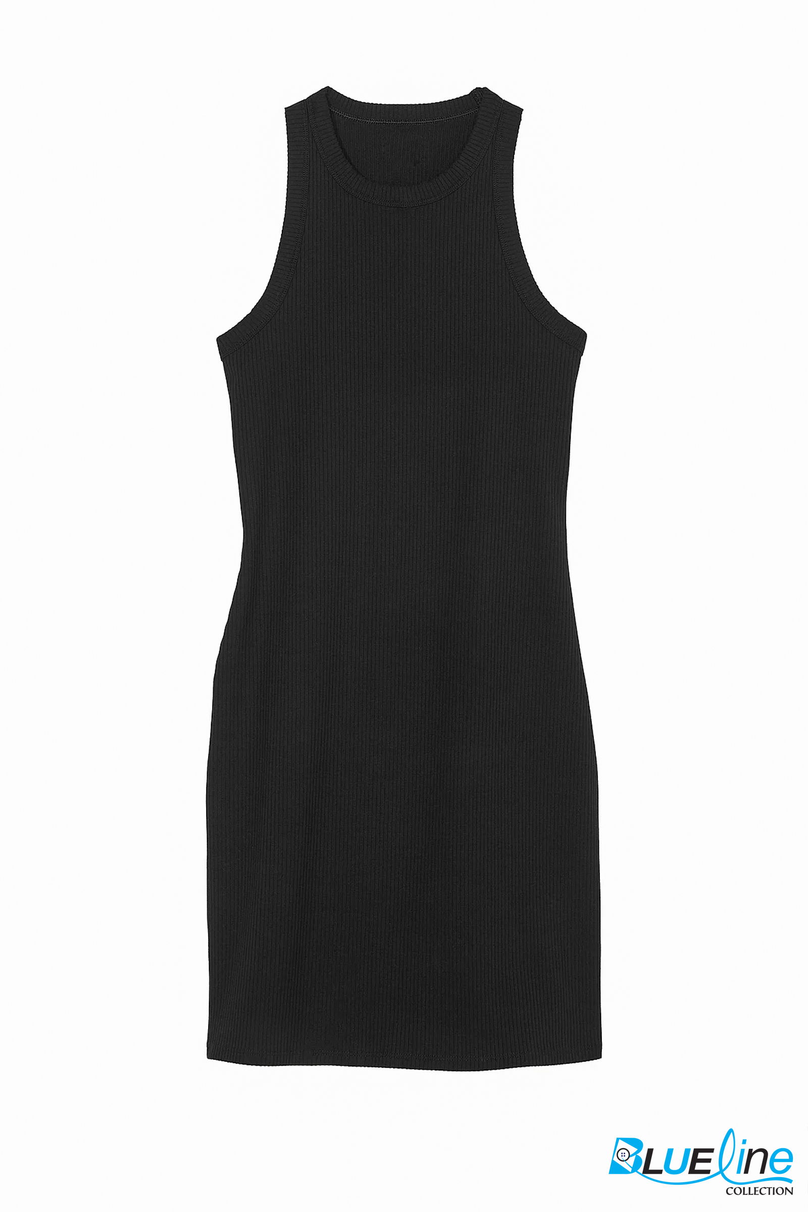 RIBBED SHAPING MINI DRESS | Blue Line Collection