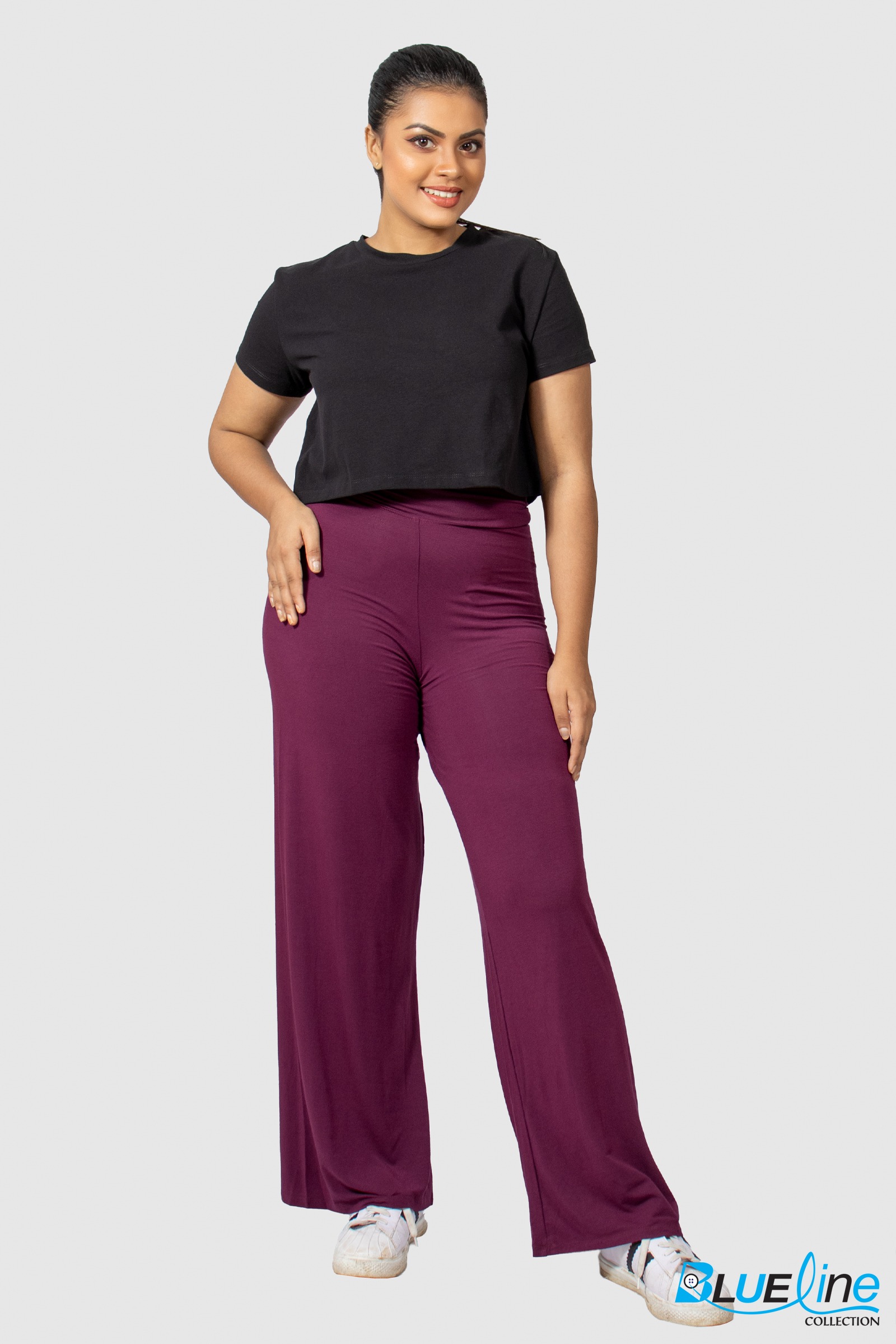 SOFT COTTON PALAZZO PANT | Blue Line Collection