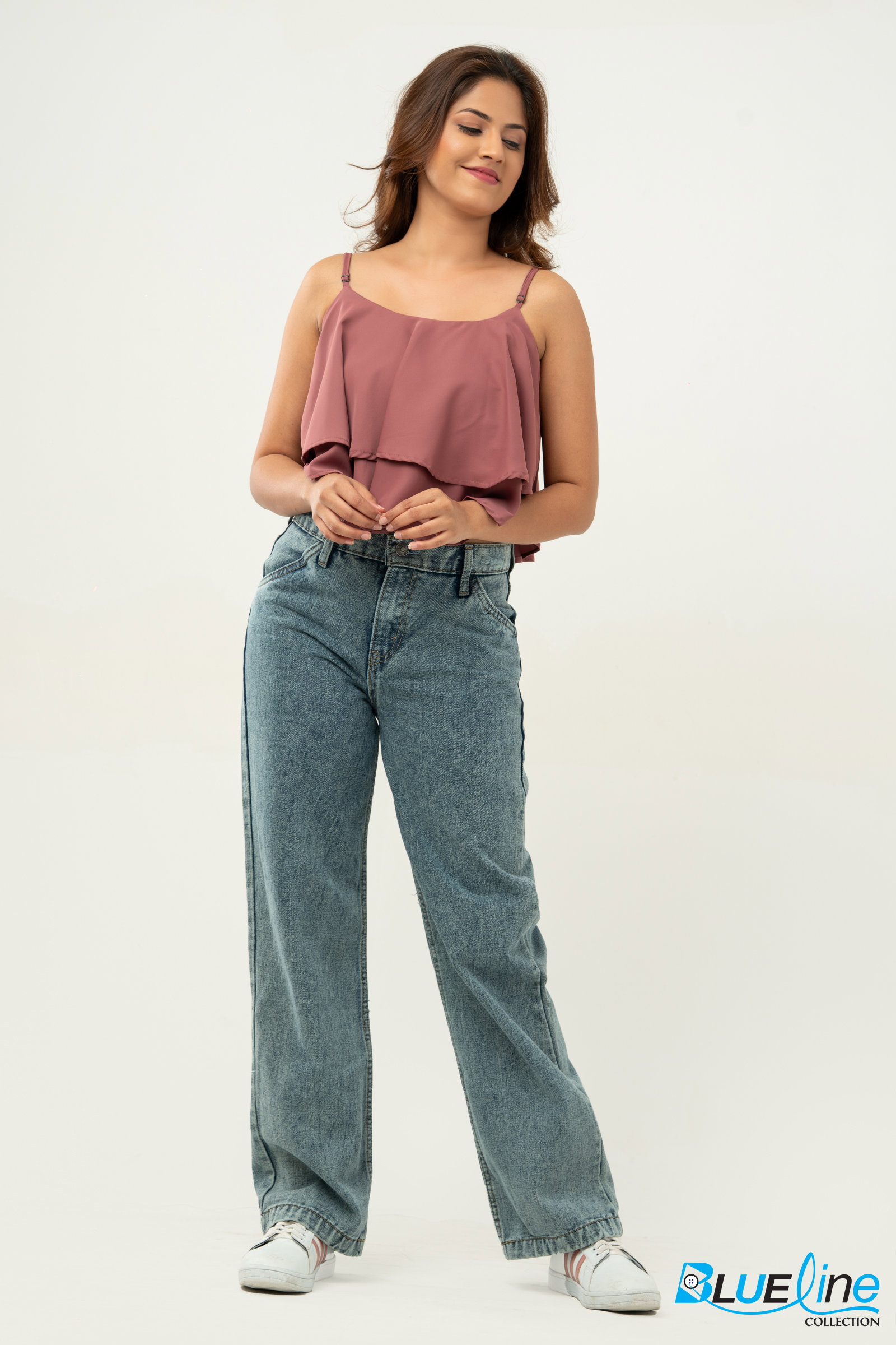 STRAIGHT LEG DENIM PANT | Blue Line Collection