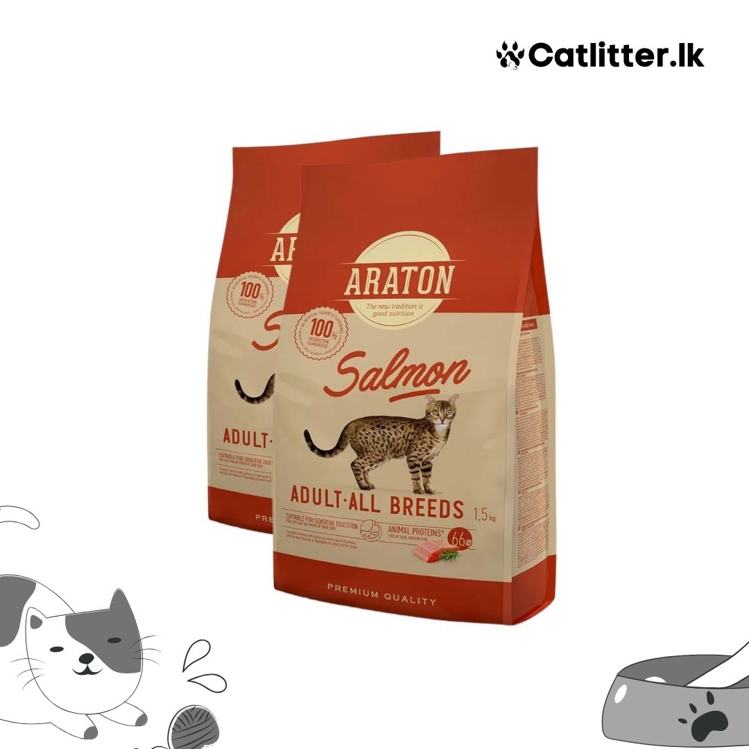 Araton Adult with Salmon Cat Dry Food