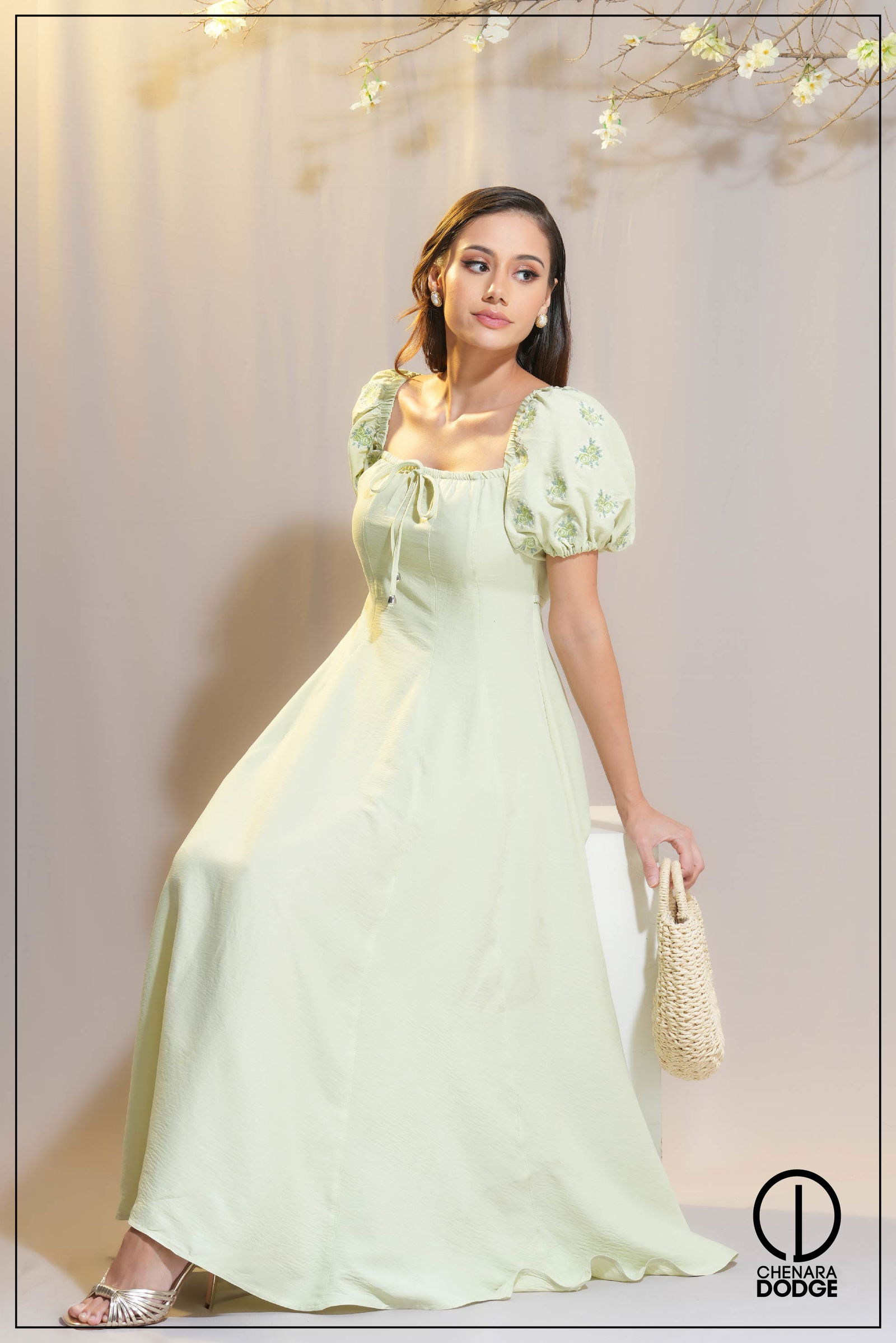 AVANI EMB MAXI DRESS