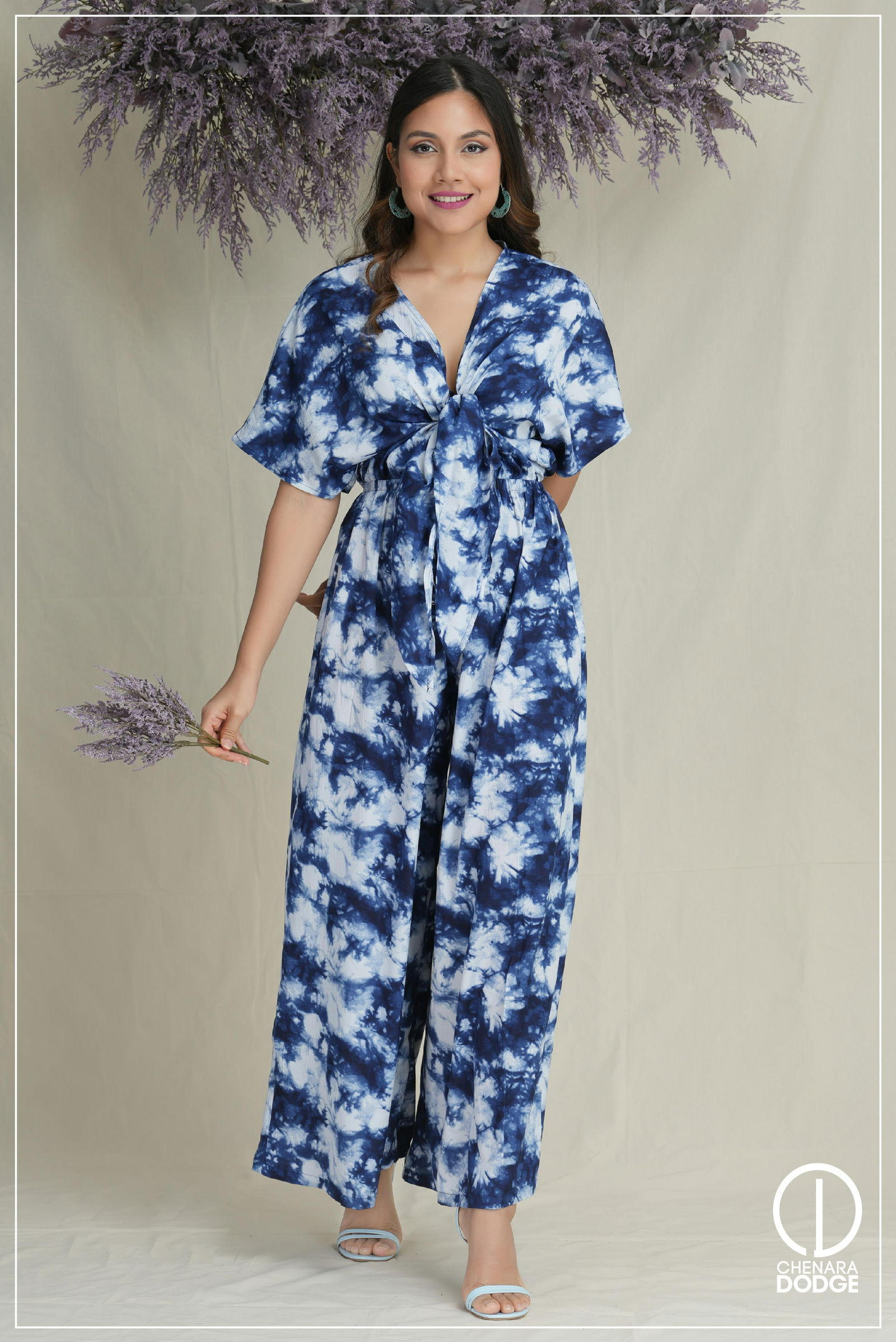 CHELSI TIE UP JUMPSUIT