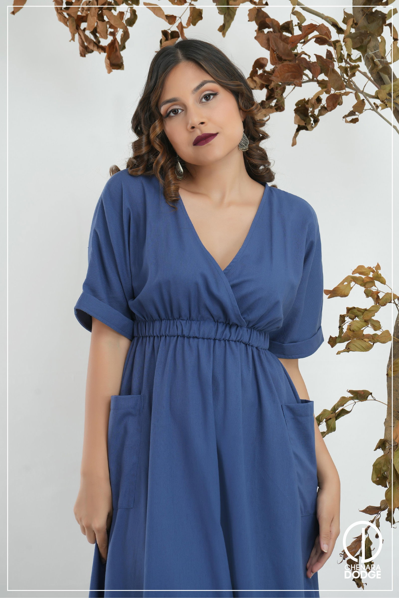 CIERA CROSS OVER MAXI DRESS