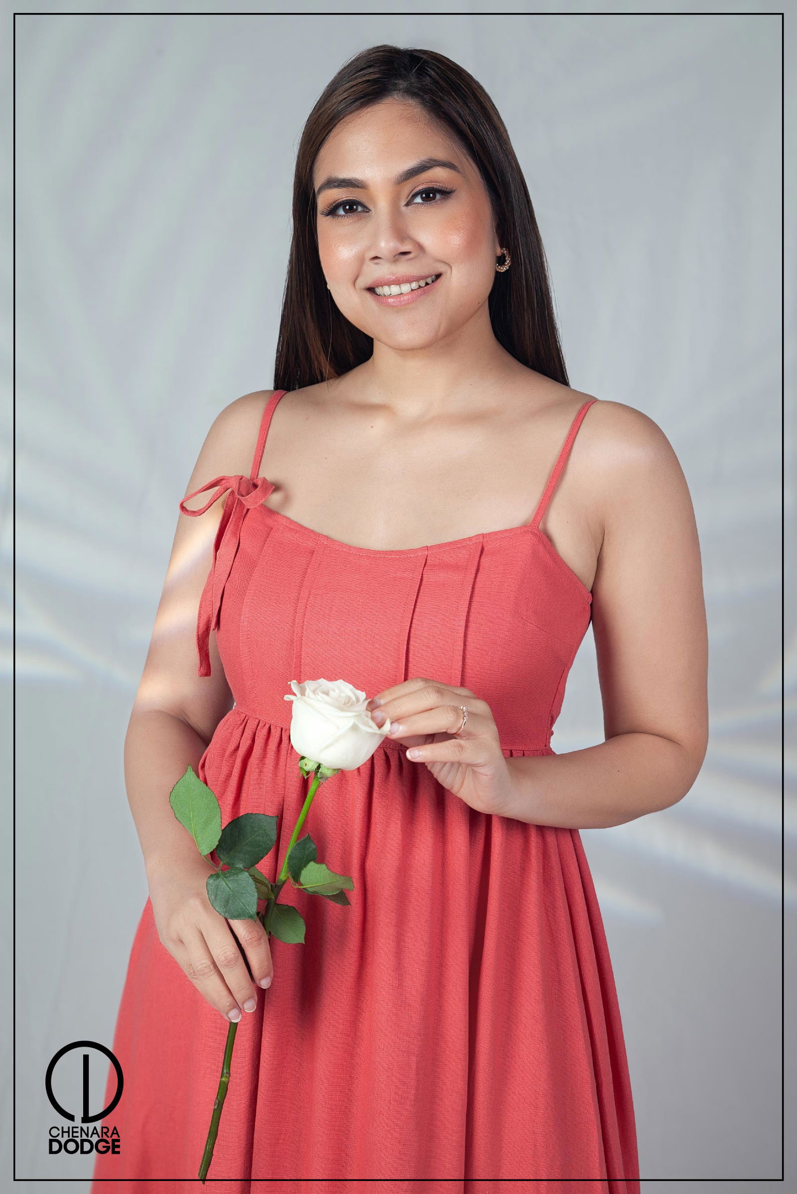 CLARA PIN TUCK MAXI DRESS