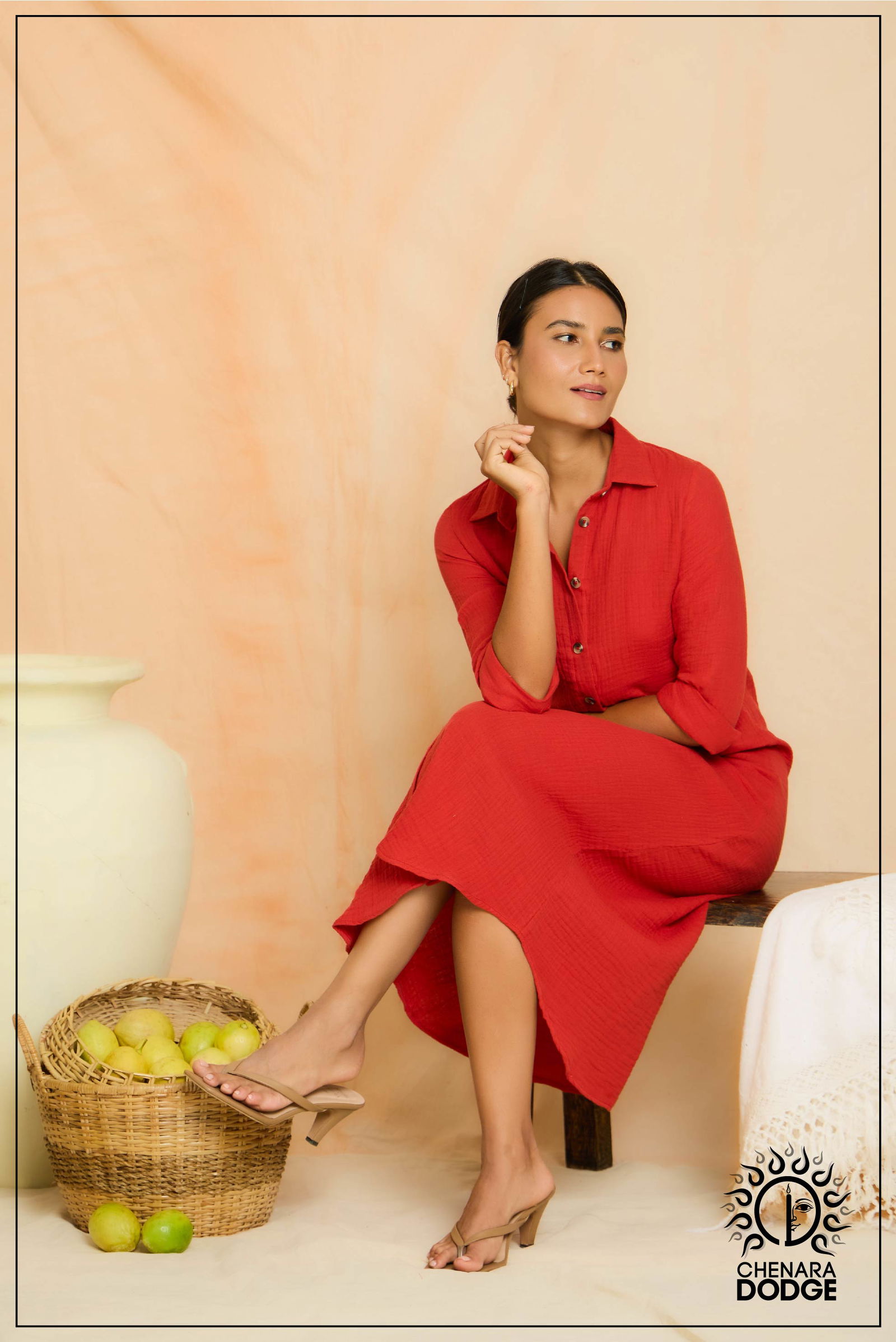 DANIA SHIRT MIDI DRESS