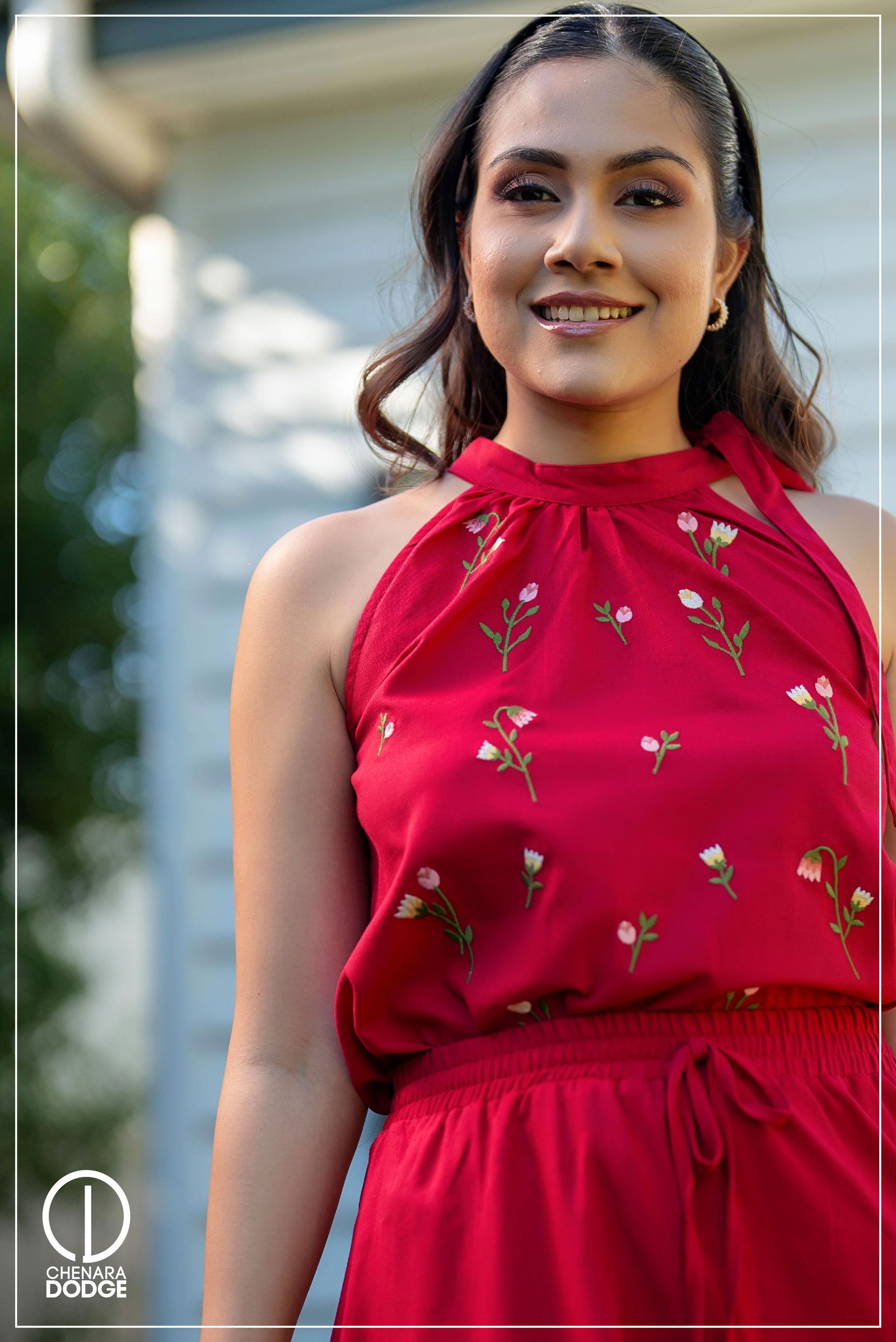 FREYA EMBROIDERED TWO PIECE SET