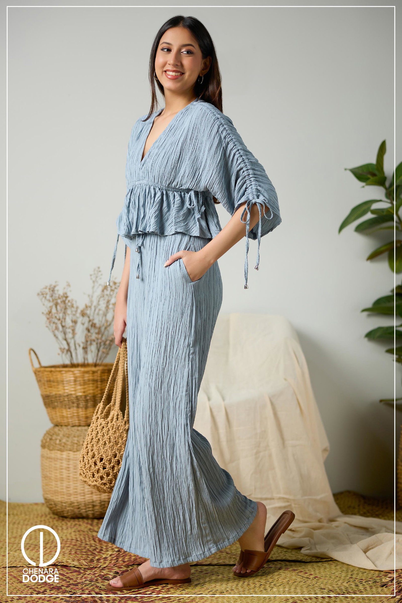 HAZEL RUCHED TWO PIECE SET