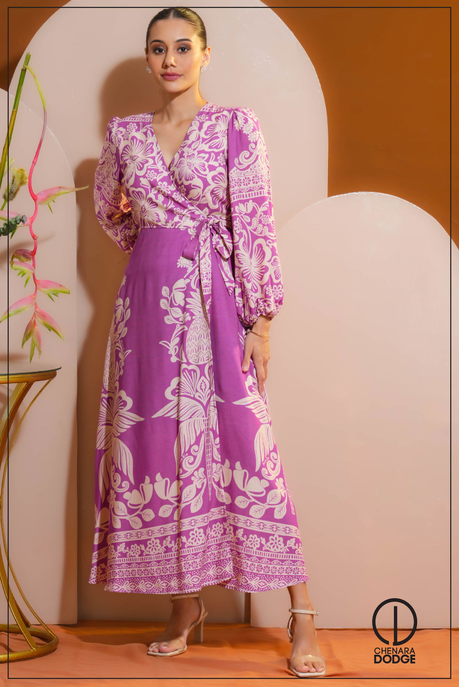 LAYLA CROSS-OVER MAXI DRESS