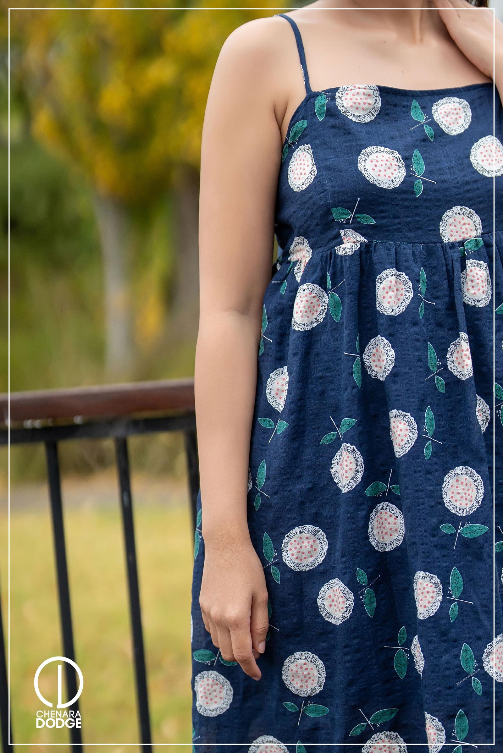 RACHEL STRAP MIDI DRESS