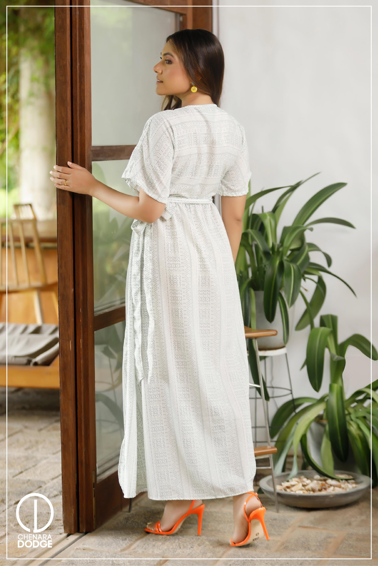 SOPHIA CROSS-OVER MAXI DRESS