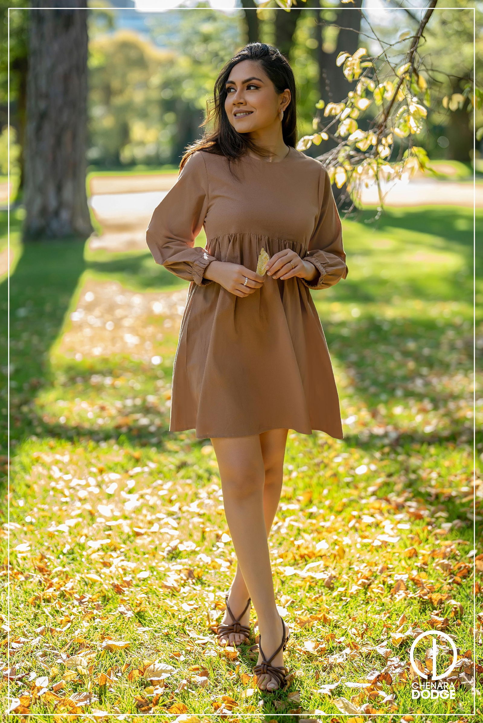 TASHYA BACK BUTTONED MINI DRESS