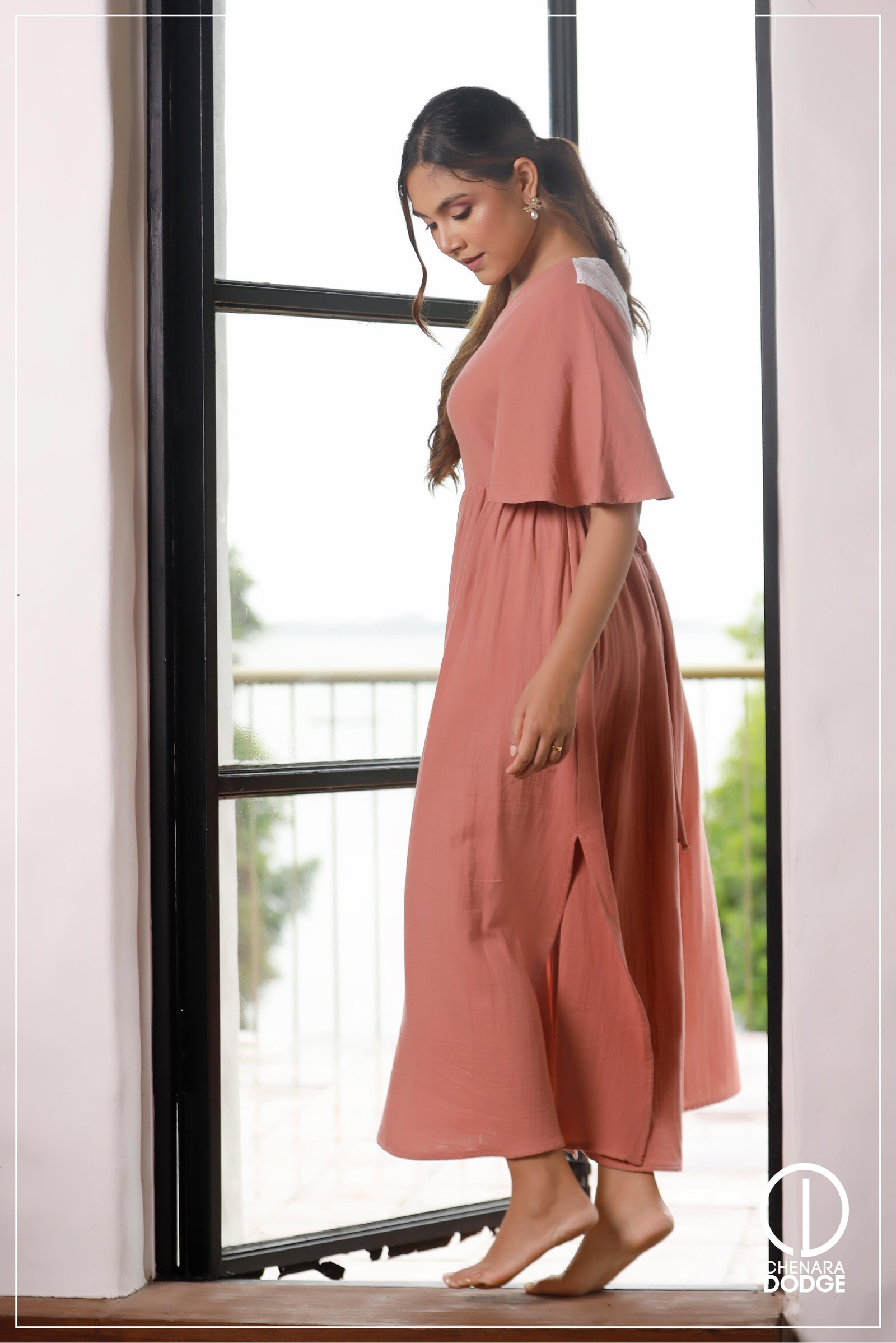 TILLY CUTLONE DETAIL MAXI DRESS