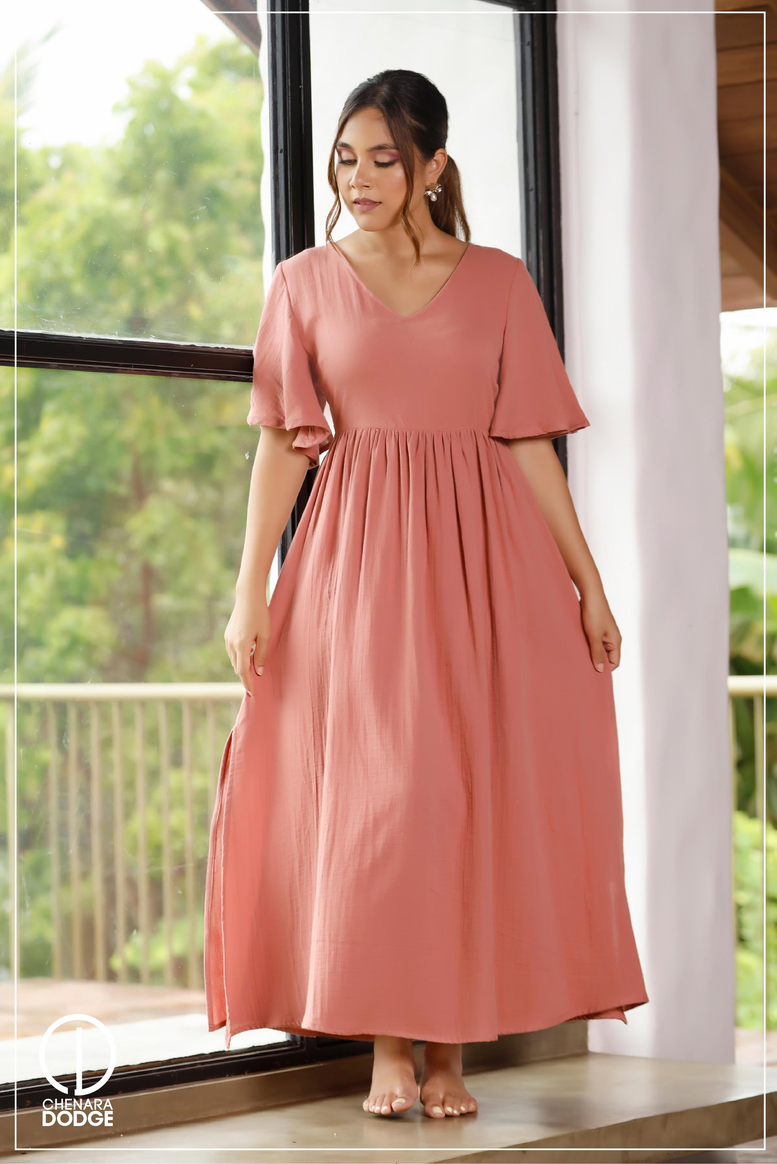 TILLY CUTLONE DETAIL MAXI DRESS