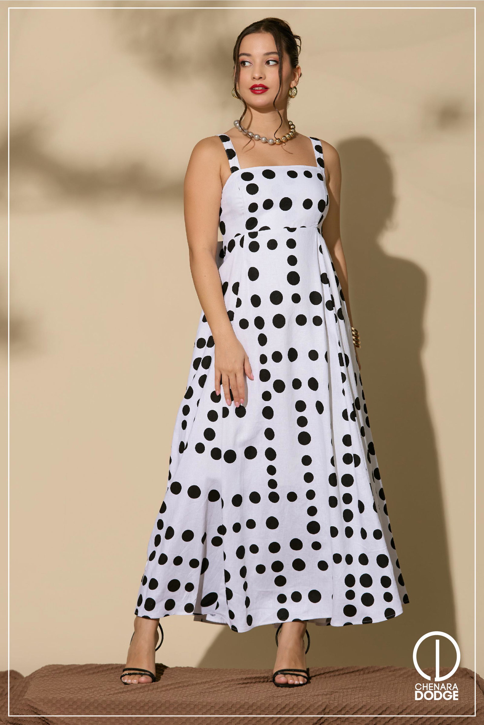 JADE THICK STRAP MAXI DRESS