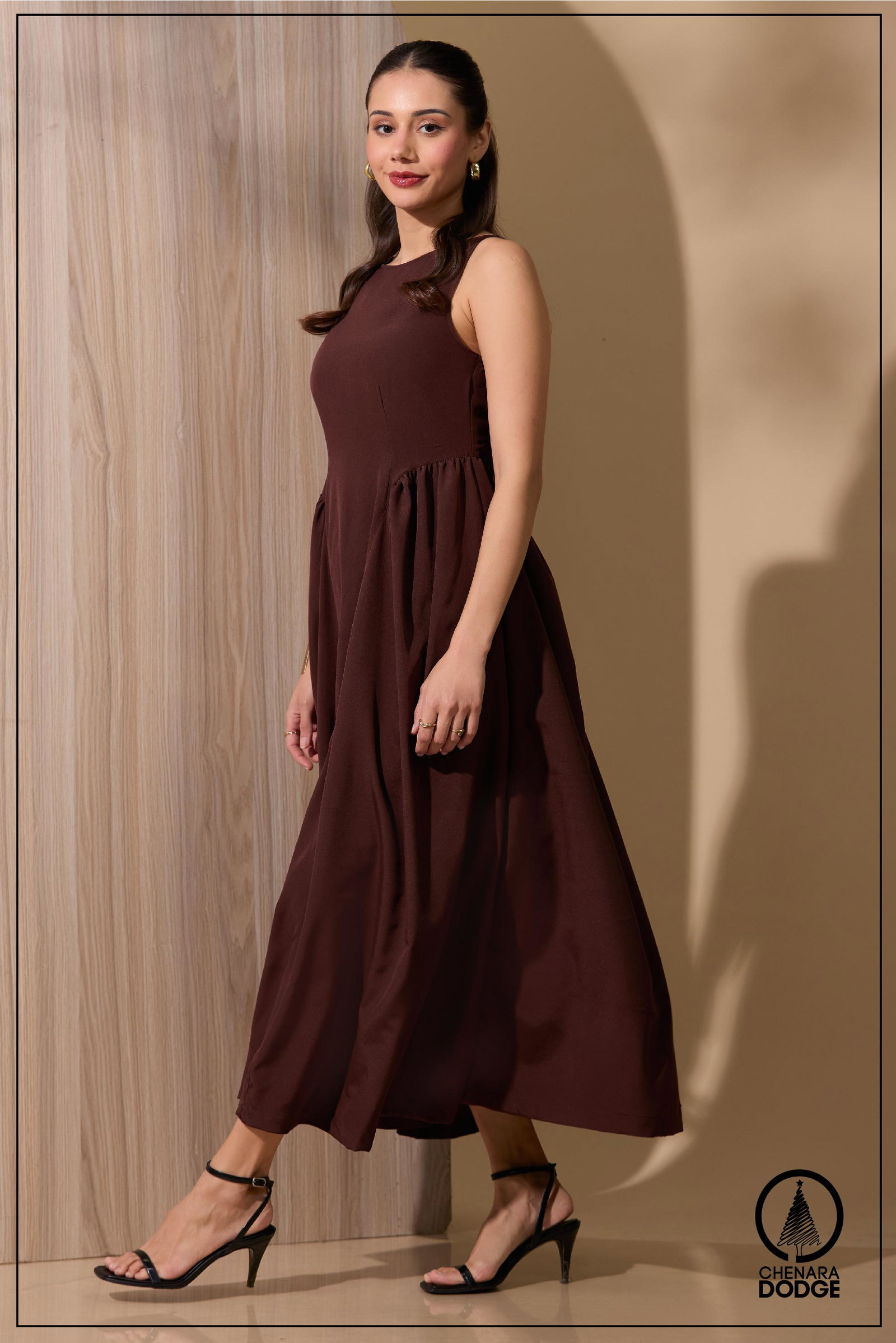 STEFANIE BOAT NECK MAXI