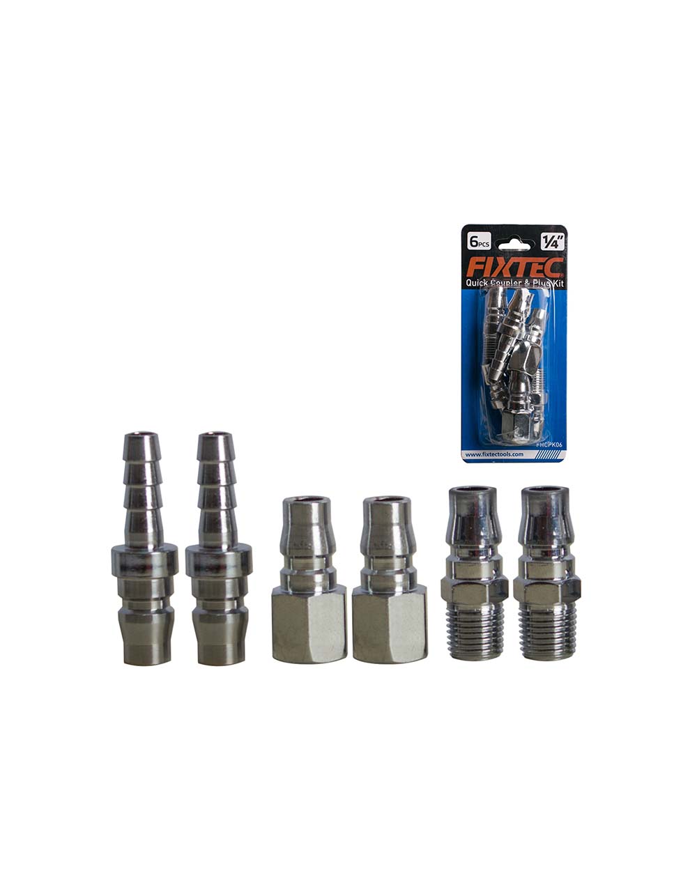 FIXTEC 6PCS QUICK CUPLER AND PLG KT