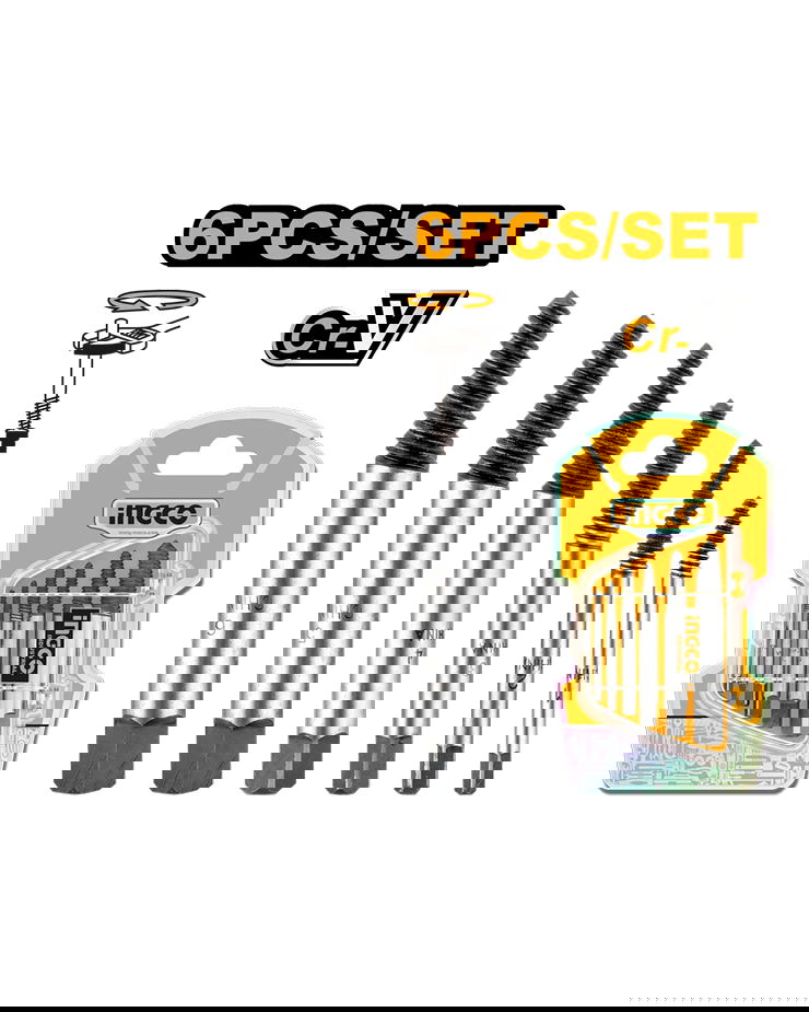 INGCO 6PCS EXTRACTOR SET