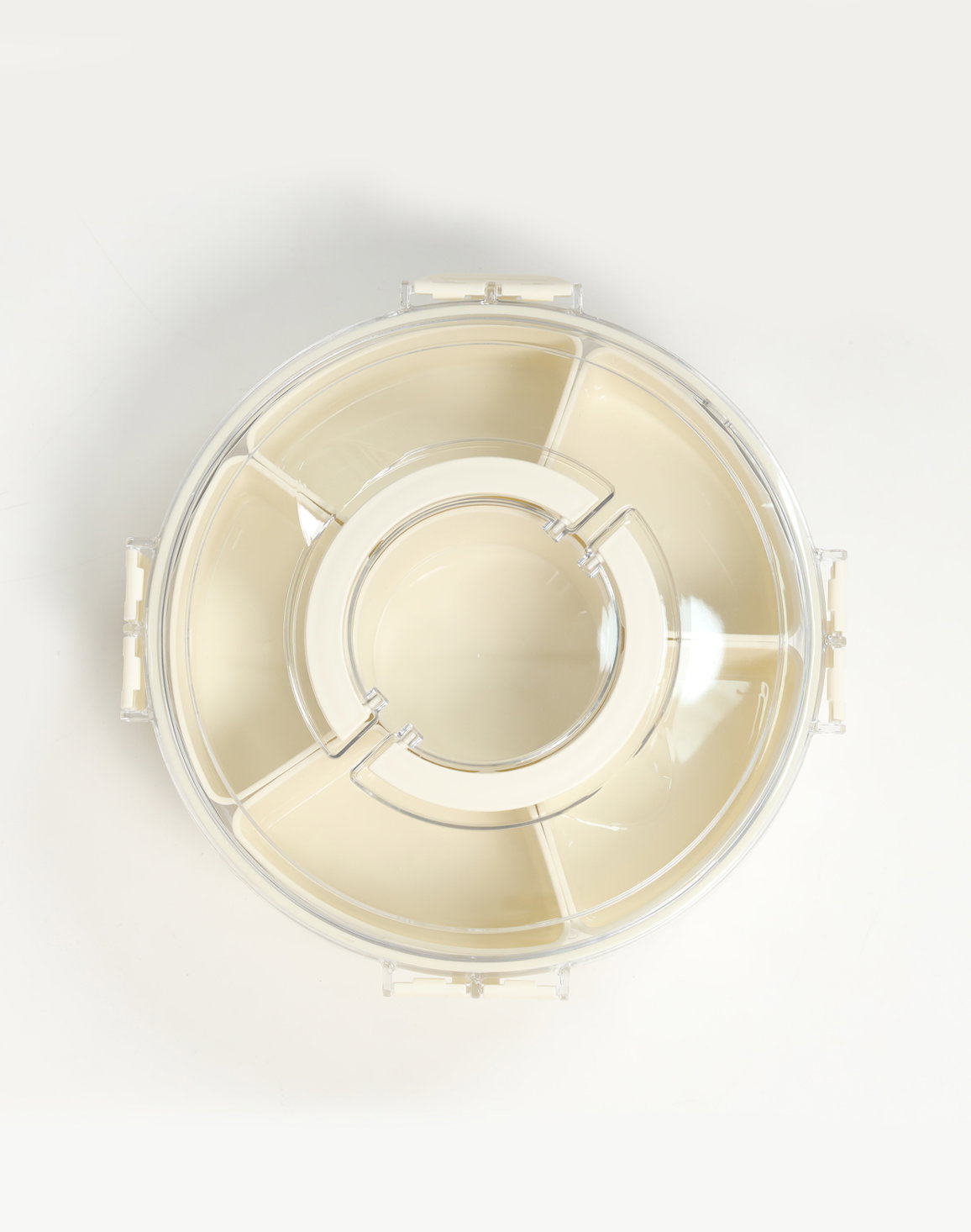 HOME & ME Plastic Divided Platter Assorted