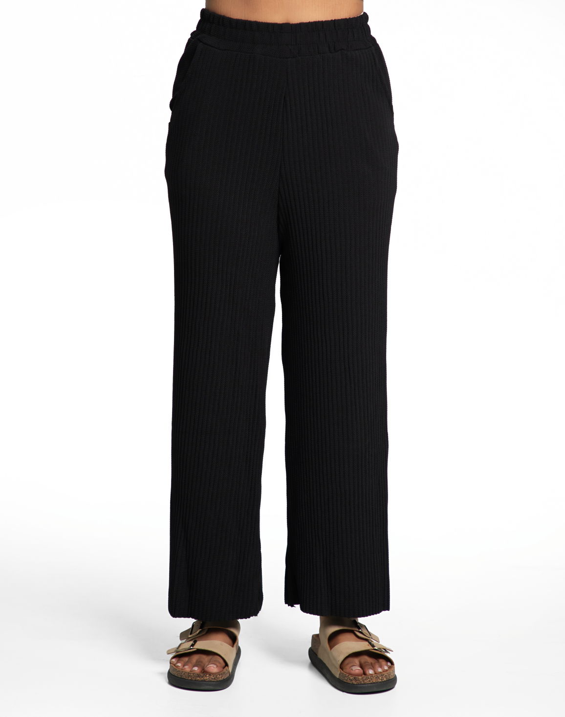 NOLIMIT Women's Wide Leg Casual Pant Black
