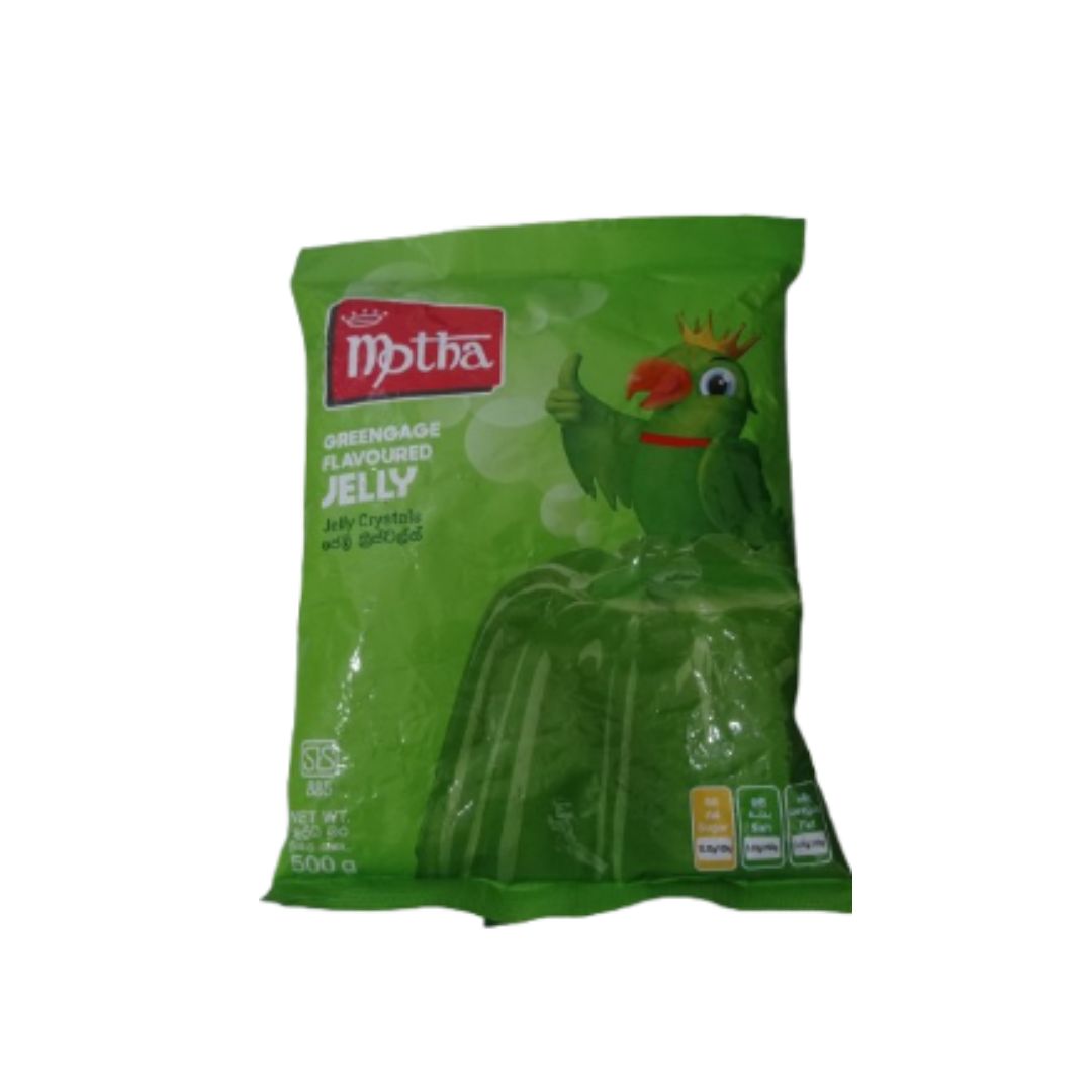 Motha Greengage Flavoured Jelly 500G