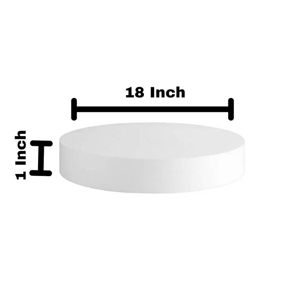 Styrofoam Base 18 X 1 Inches