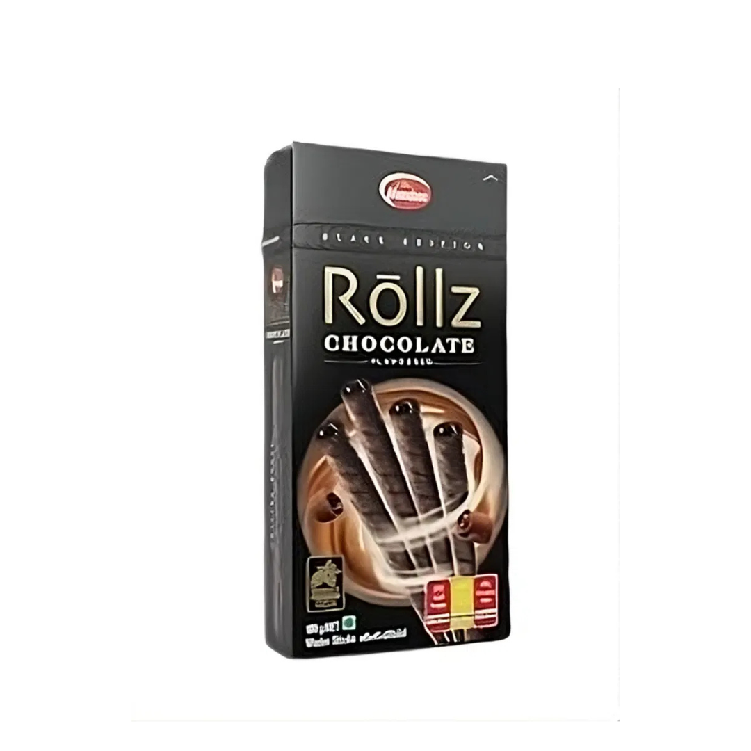 Rollz Wafer Stix Chocolate 100g Black Edition Munchee