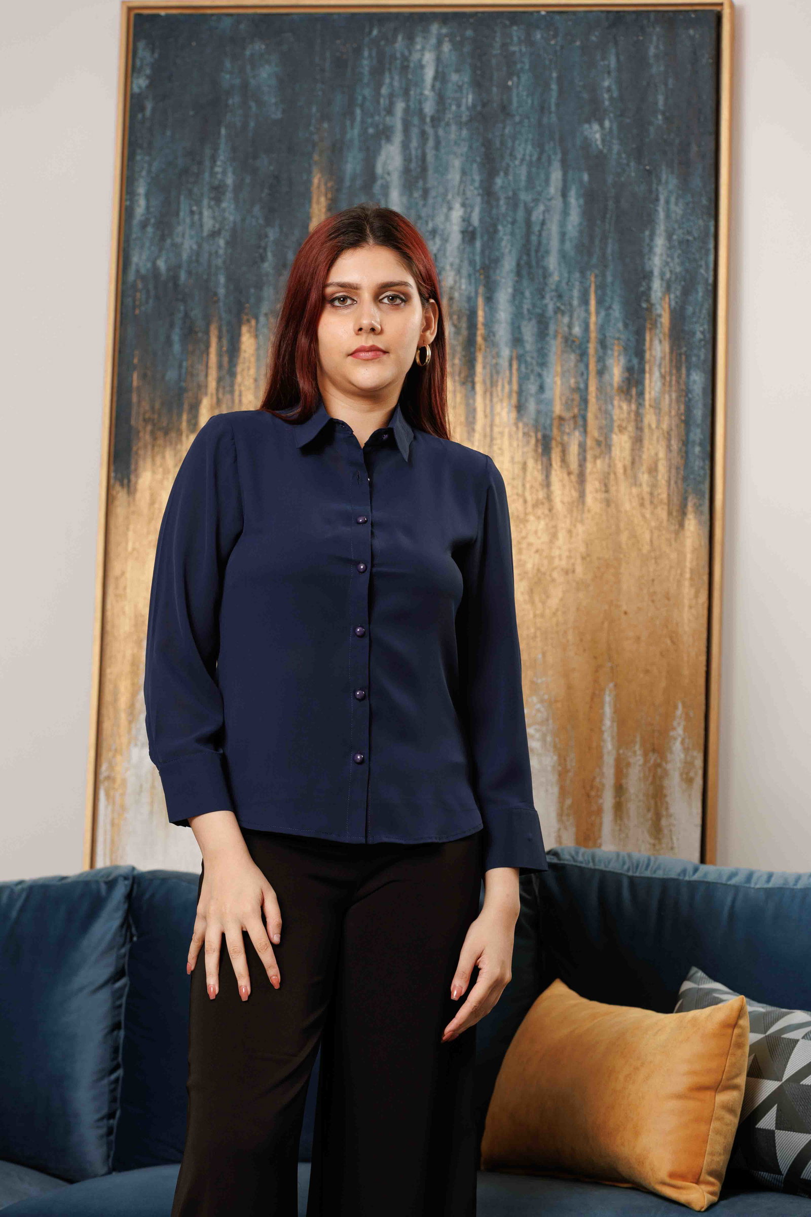 Oltre Button Down Blouse | wybe.lk